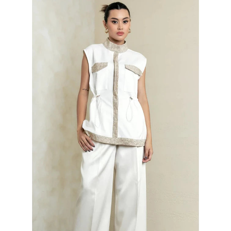 Blair Vest Broken White - Studio Tui – Happy Go Lucky Modest