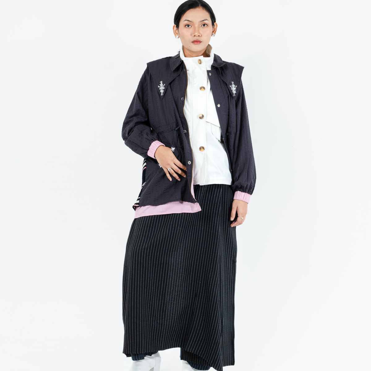 Seika Cullote Black - I Wear Far – Happy Go Lucky Modest